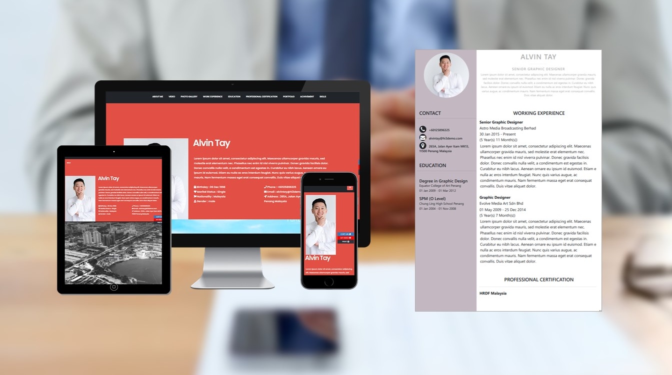 Get a Free Online Digital Resume | MyHi3 Resume